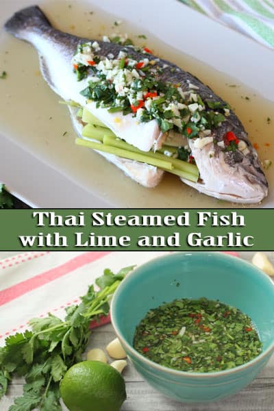 Thai Steamed Fish With Lime And Garlic - El Mundo Eats