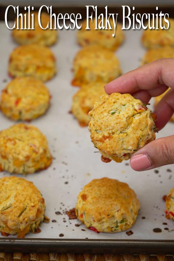 Chili Cheese Flaky Biscuits - El Mundo Eats