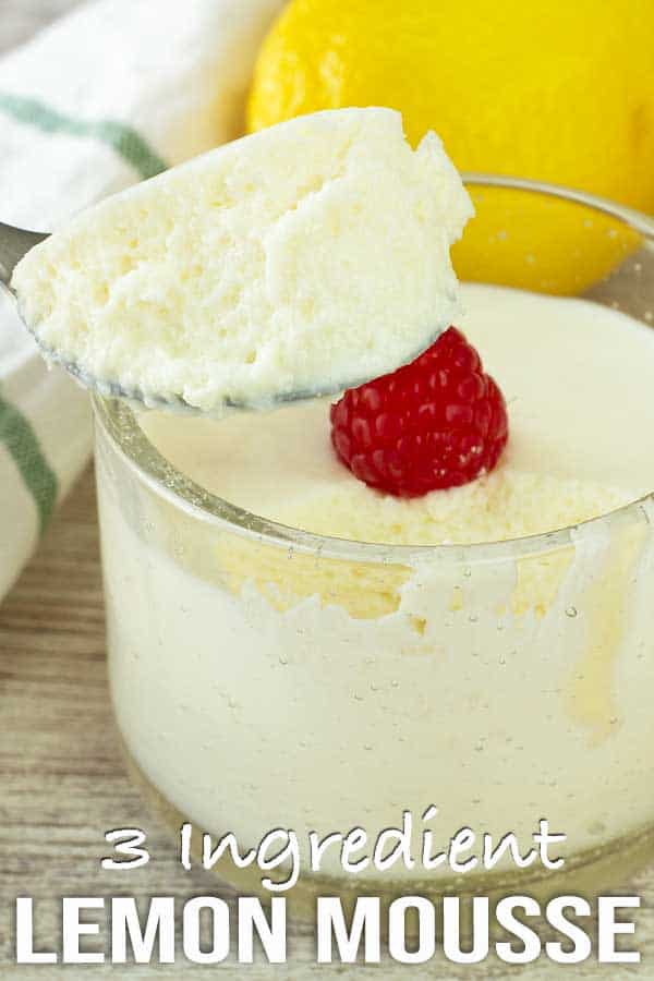 Quick 3 Ingredient Lemon Mousse Recipe | El Mundo Eats