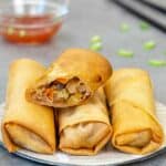 Crispy Beef Spring Rolls - El Mundo Eats
