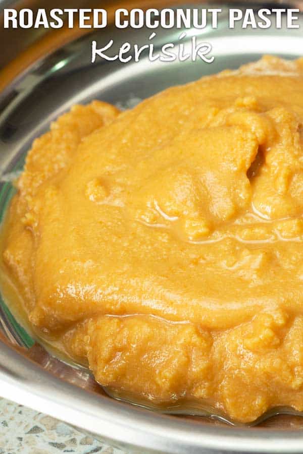 How To Make Roasted Coconut Paste (Kerisik) - El Mundo Eats