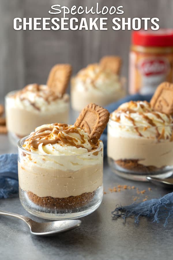 Speculoos Cheesecake Shots - El Mundo Eats