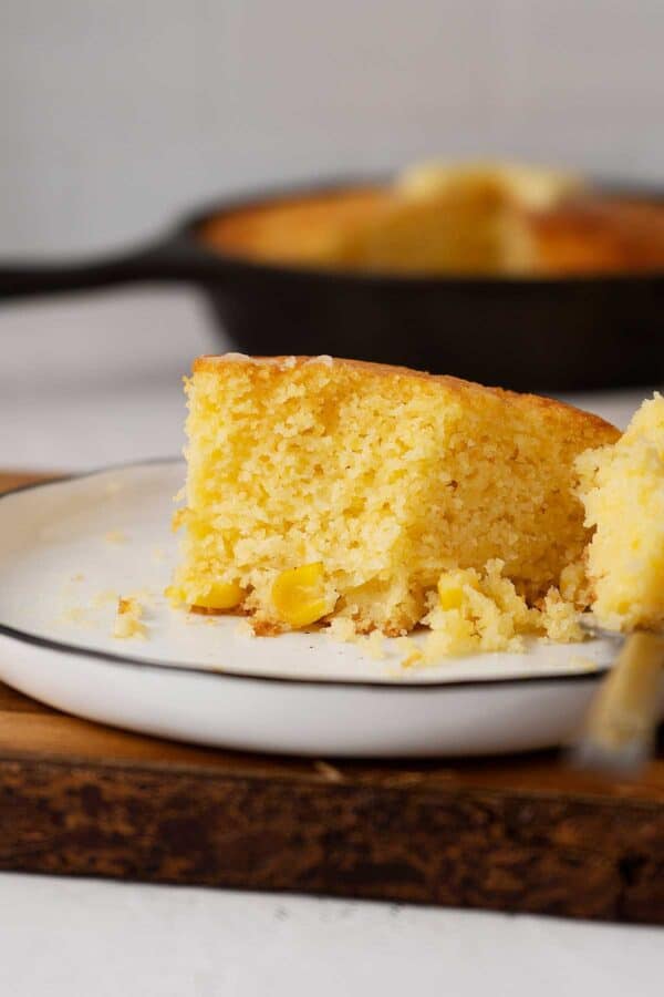20 Minute Cheesy Cornbread For Two - El Mundo Eats