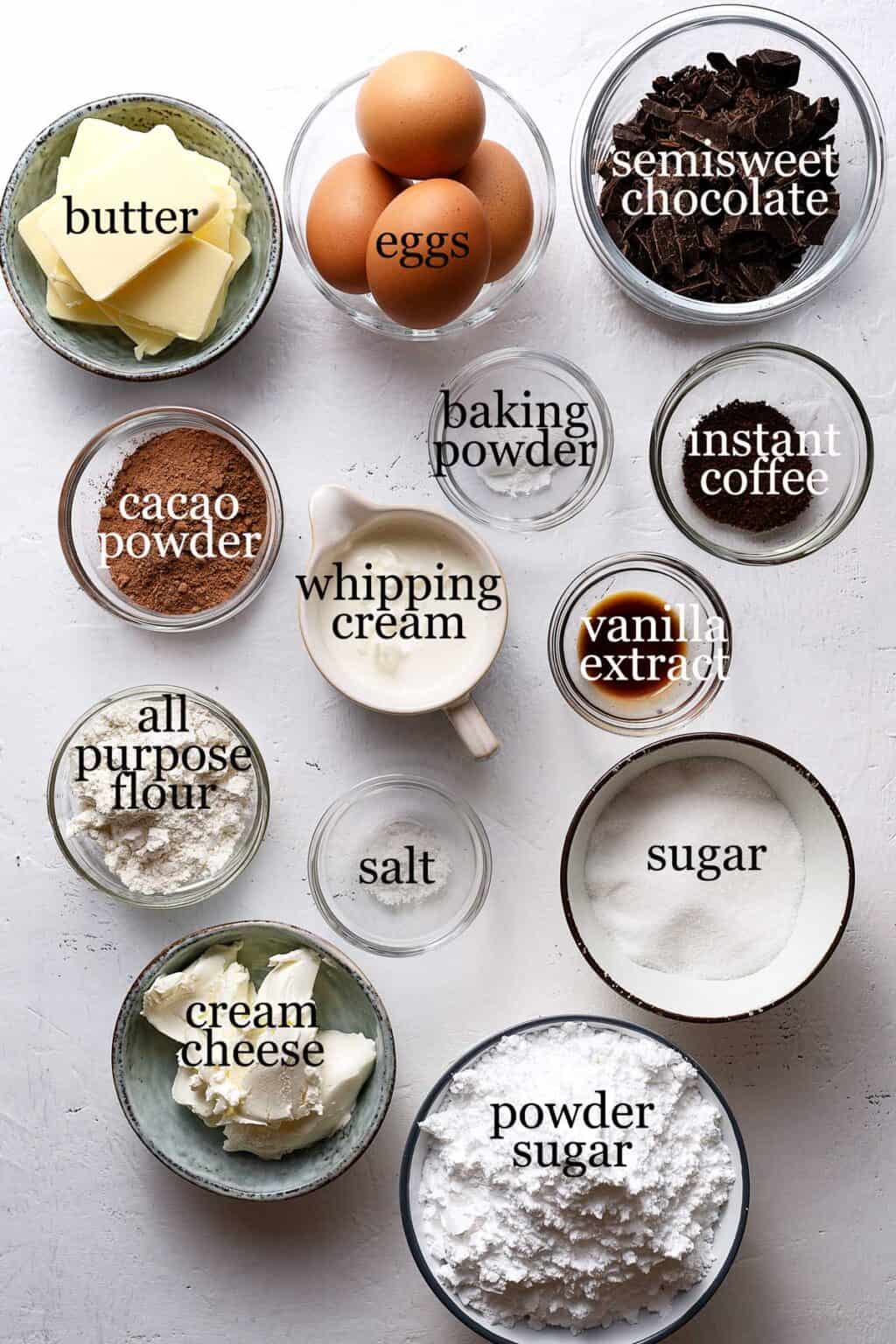 Mini Mocha Yule Log Cakes (Bûche de Noël) - El Mundo Eats