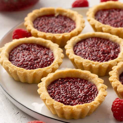 Healthy Raspberry Jam Tarts - El Mundo Eats