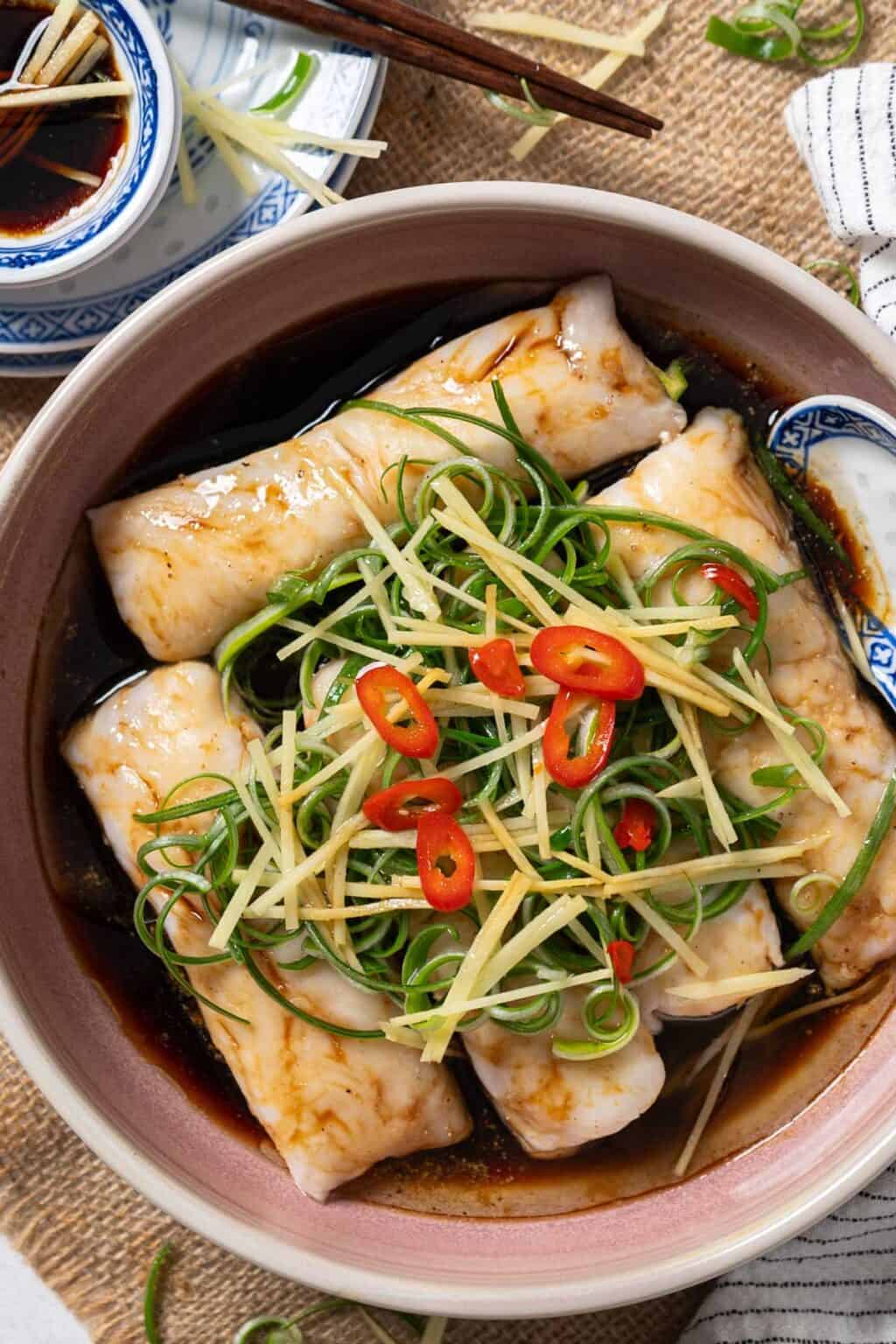 Chinese Steamed Fish - El Mundo Eats