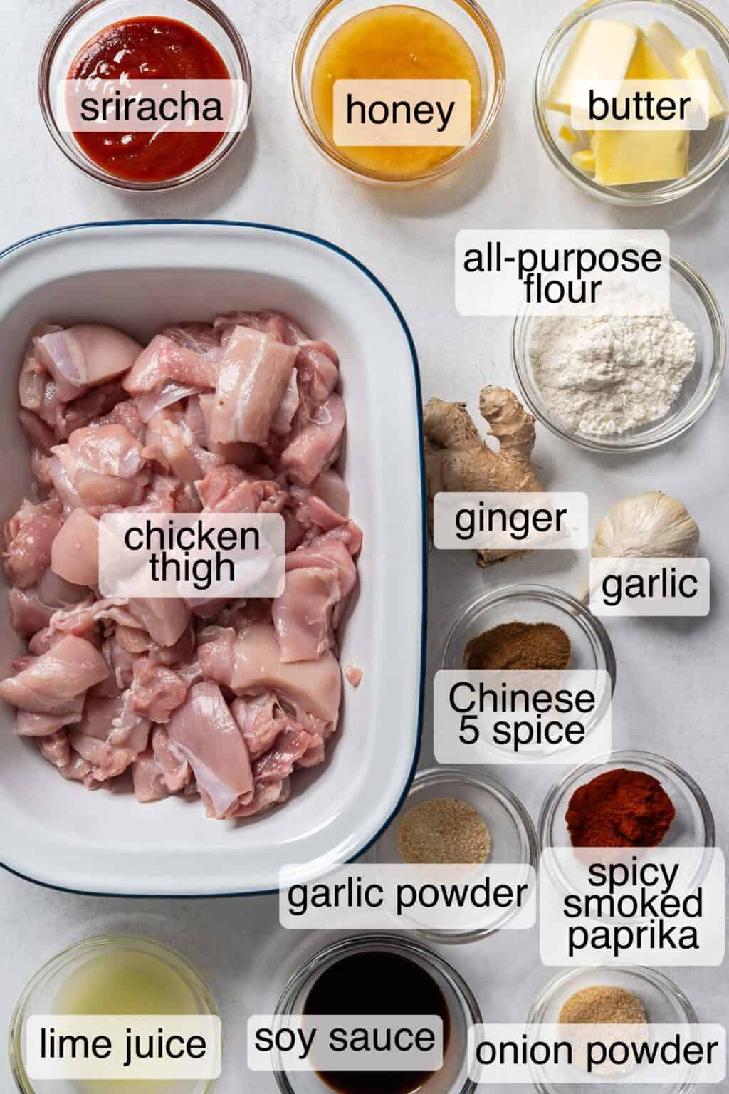 Honey Sriracha Chicken - El Mundo Eats