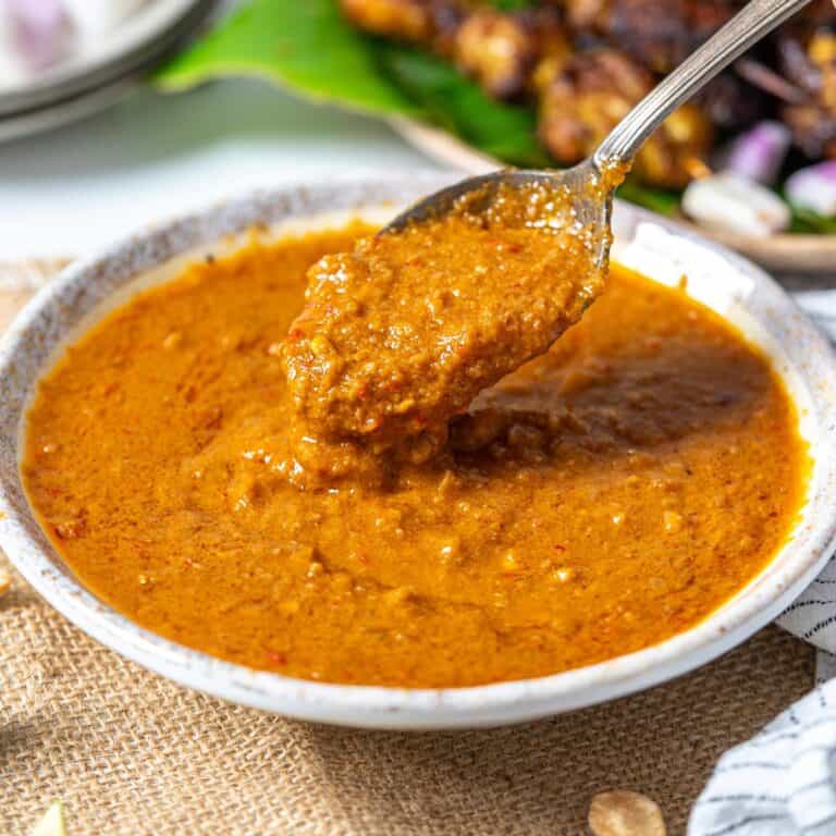 Authentic Malaysian Satay Sauce - El Mundo Eats