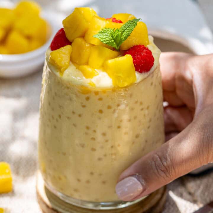 Easy Mango Sago Pudding - El Mundo Eats