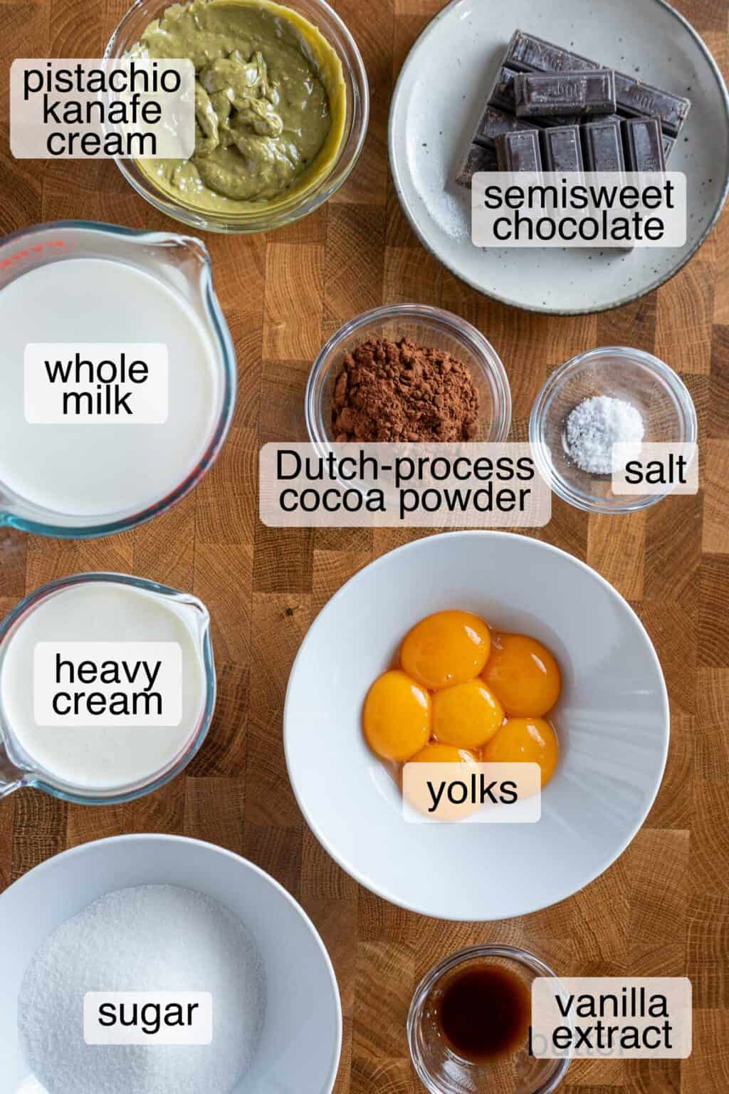 Dubai Pistachio Chocolate Ice Cream - El Mundo Eats
