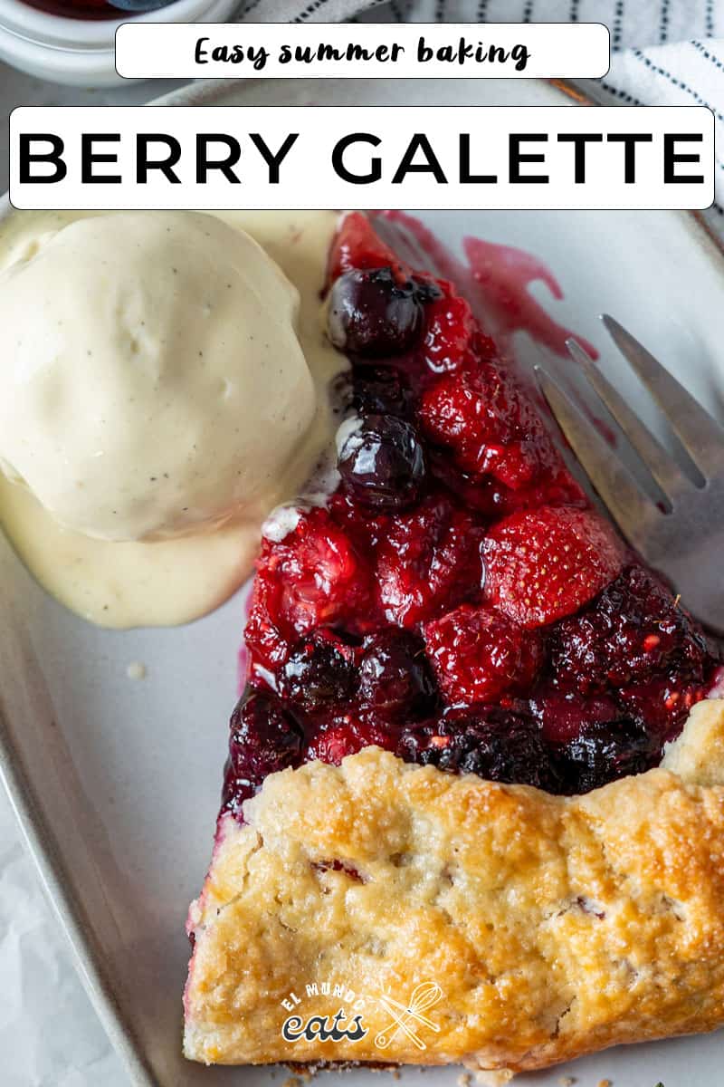 Easy Berry Galette Recipe - El Mundo Eats